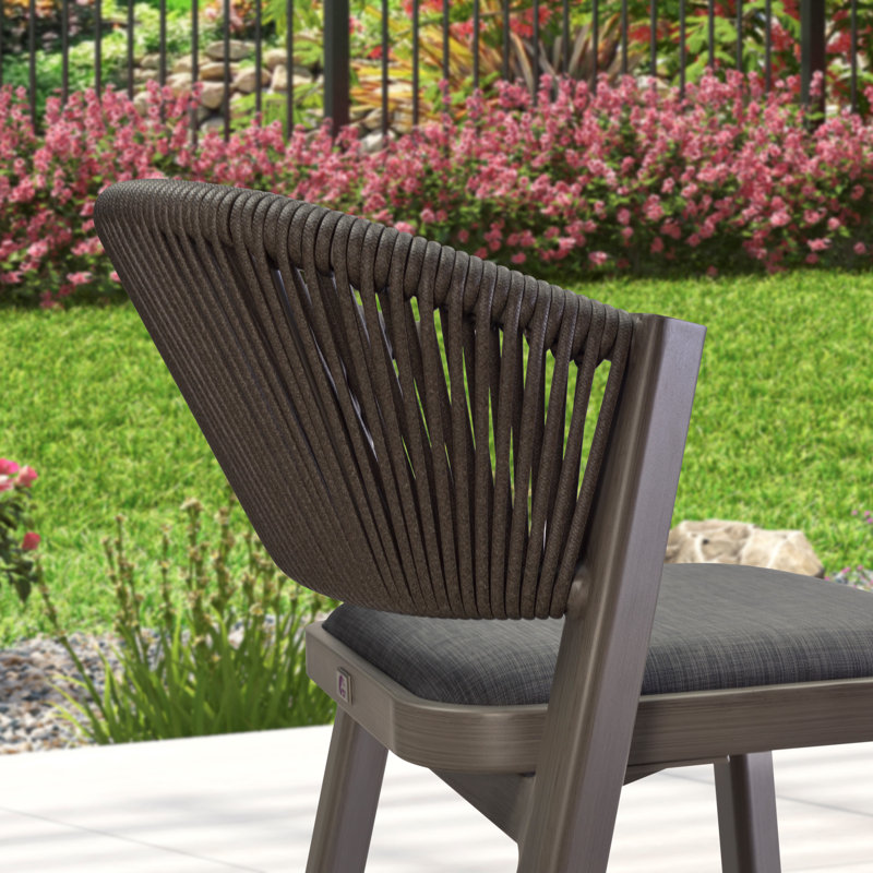 Wade Logan® Brasia 29.72" Patio Bar Stool with Cushion & Reviews | Wayfair